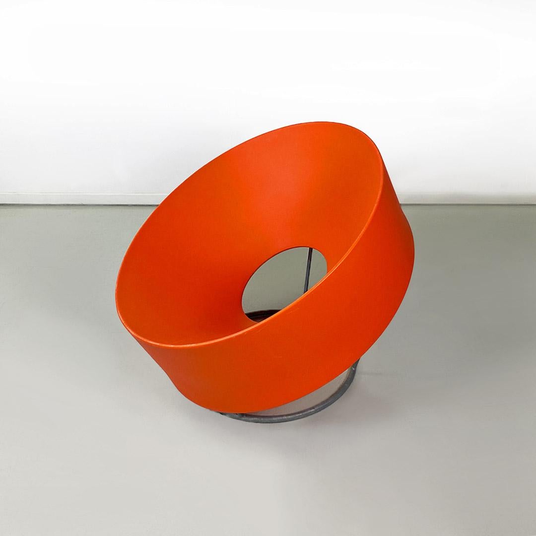Italian Post Modern Colored Plastic and Metal Armchair by Enzo Berti ...