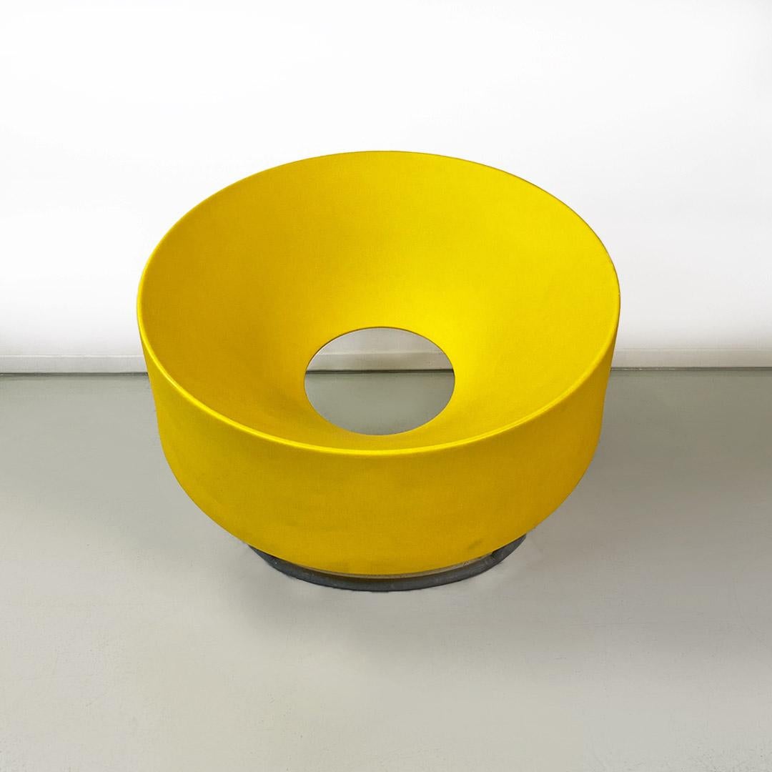 Italian Post Modern Colored Plastic and Metal Armchair by Enzo Berti ...