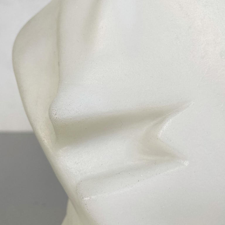 Italian Post-Modern White Plastic Resin Table Lamp Beethoven by Karibu ...