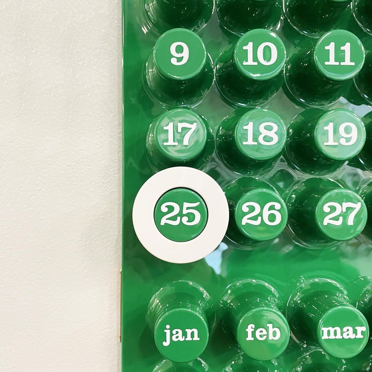 Italian Postmodern Wall Perpetual Calendar by Della Beffa for Ring a ...