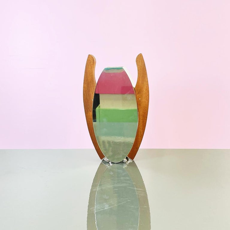 Italian Postmodern Wood and Mirror Vase by Cleto Munari, 2000s For Sale ...