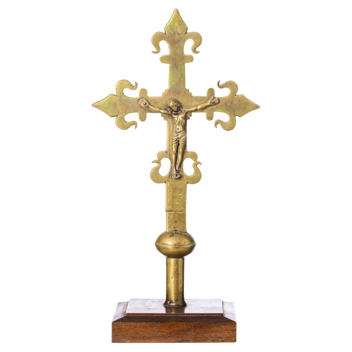 ITALIAN PROCESSIONAL CROSS 17th Century For Sale at 1stDibs