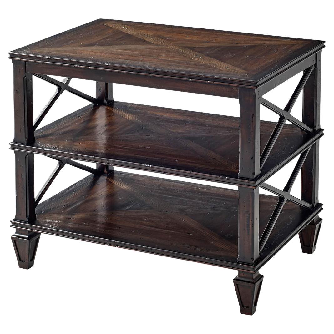 French Vintage Provincial Side Table For Sale at 1stDibs