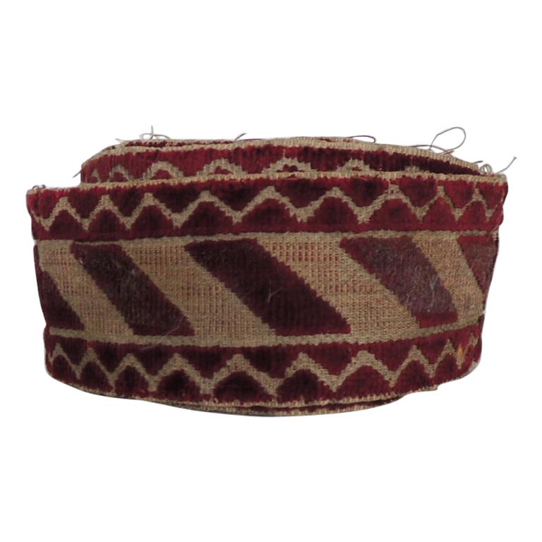 Samuel and Sons Coral and Gold Woven Border Trim For Sale at 1stDibs ...