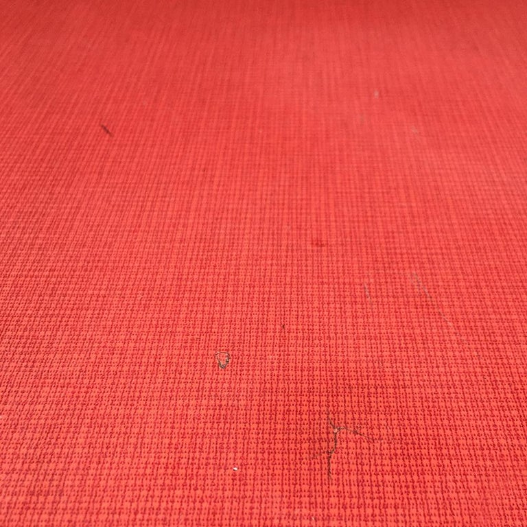 Italian Red Formica Kitchen Table with Double Foldable Top on Both ...