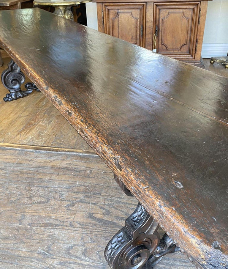 Italian Refectory Table, circa 1680 For Sale at 1stDibs