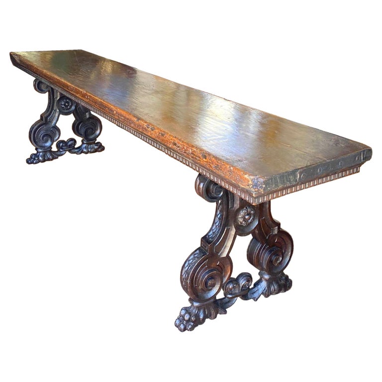 Italian Refectory Table, circa 1680 For Sale at 1stDibs