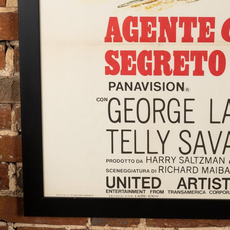 Italian Release James Bond 007 'On Her Majesty's Secret Service' Poster ...