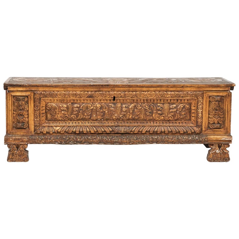 Italian Renaissance Cassone / Wedding Chest at 1stDibs