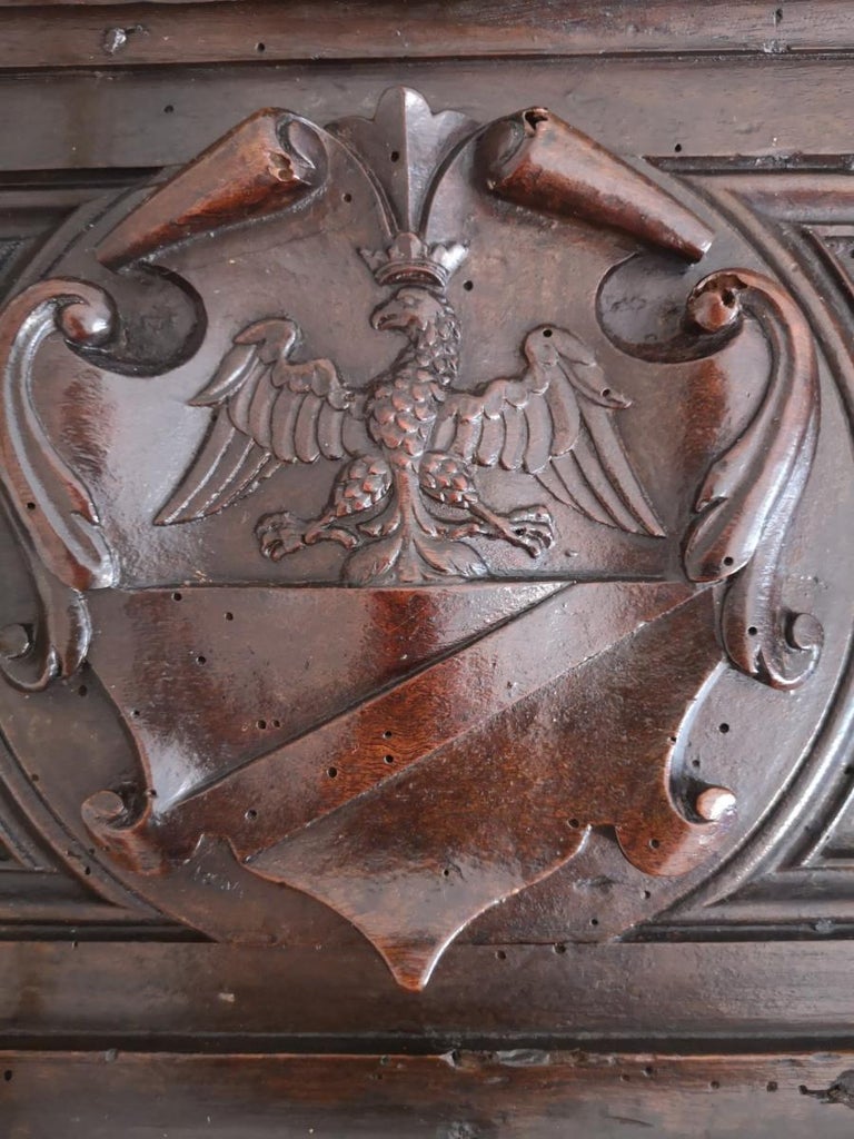 Italian Renaissance Cassone with the Coat of Arms of the Bonfanti ...