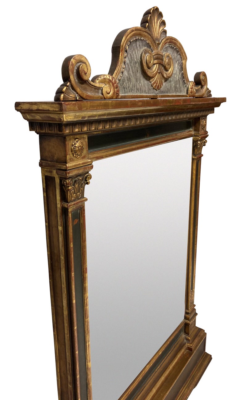 Italian Renaissance Gitwood Tabernacle Mirror For Sale at 1stDibs