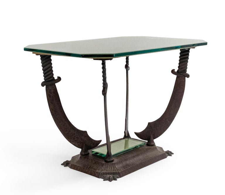 Italian Renaissance Iron Saber Tables For Sale at 1stDibs