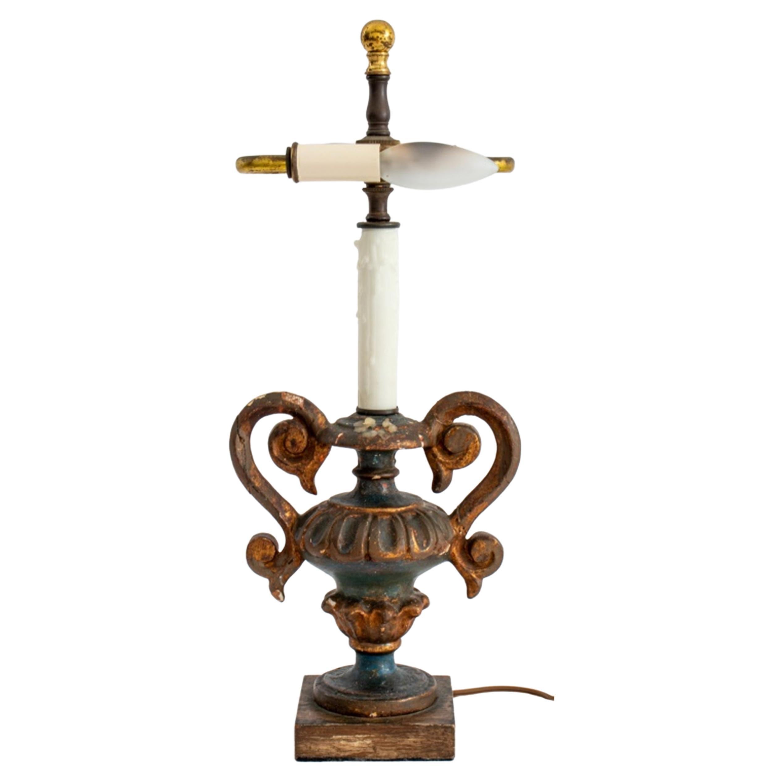Italian Renaissance Manner Table Lamp For Sale at 1stDibs