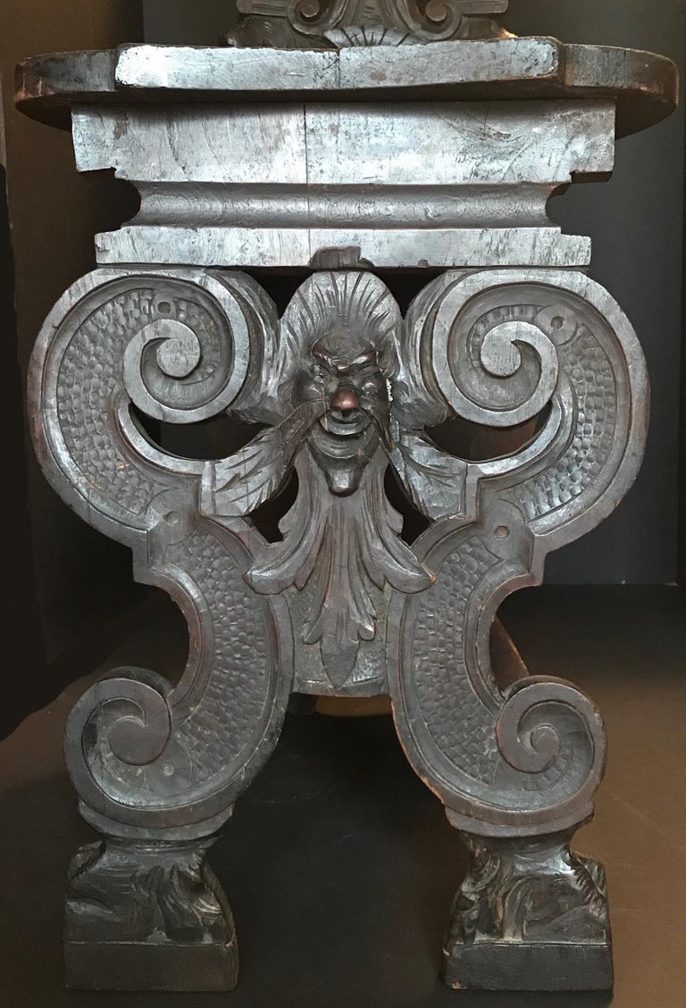 Italian Renaissance Revival Sgabello Chair, circa 1870 at 1stDibs