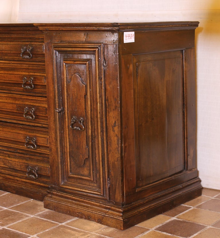 Italian Renaissance Sacristy Buffet / Credenza In Walnut For Sale at ...