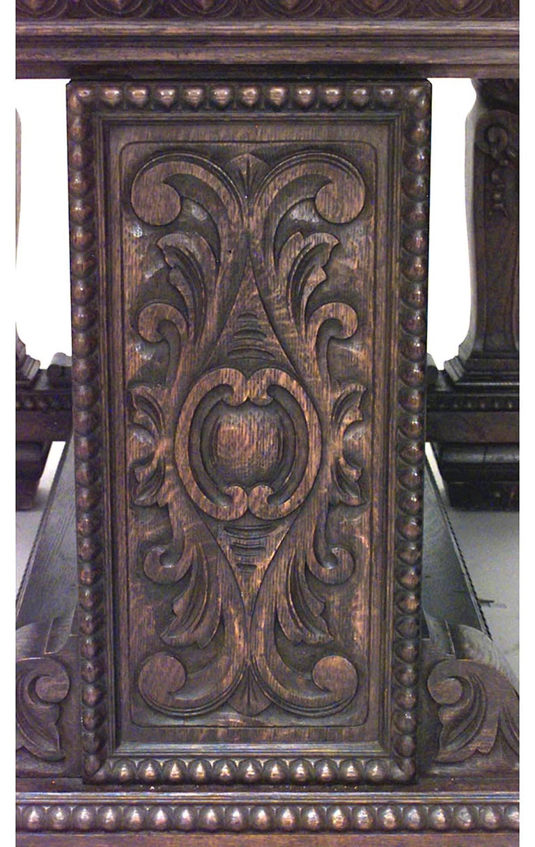 Italian Renaissance Style (19th Century) Library Style Table Desk For ...