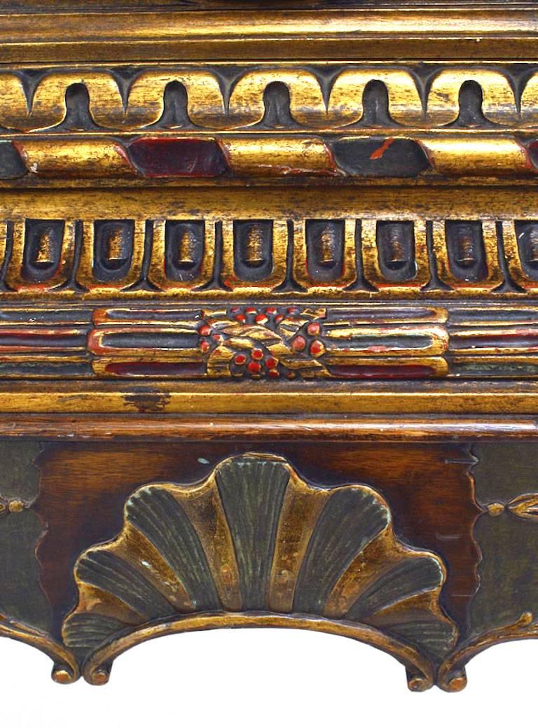 Italian Renaissance Style Polychromed Gilt Chest For Sale at 1stDibs