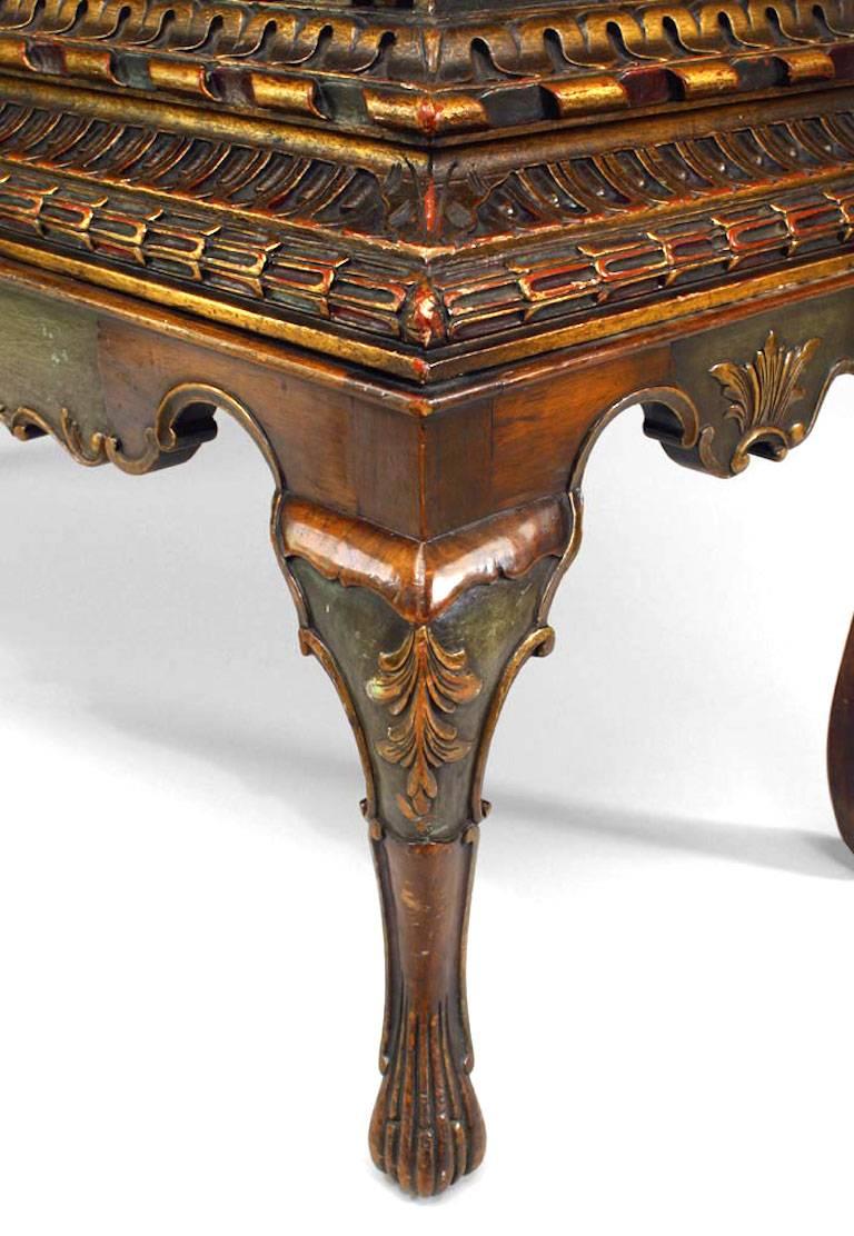 Italian Renaissance Style Polychromed Gilt Chest For Sale at 1stDibs