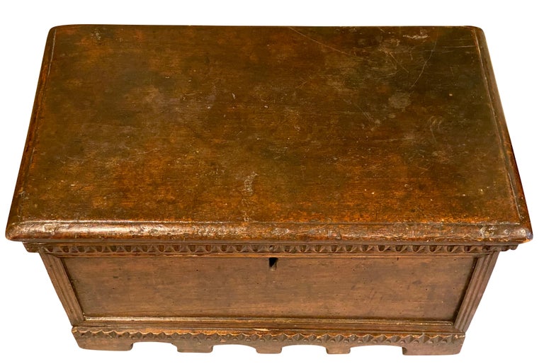Italian Renaissance Walnut Box For Sale at 1stDibs