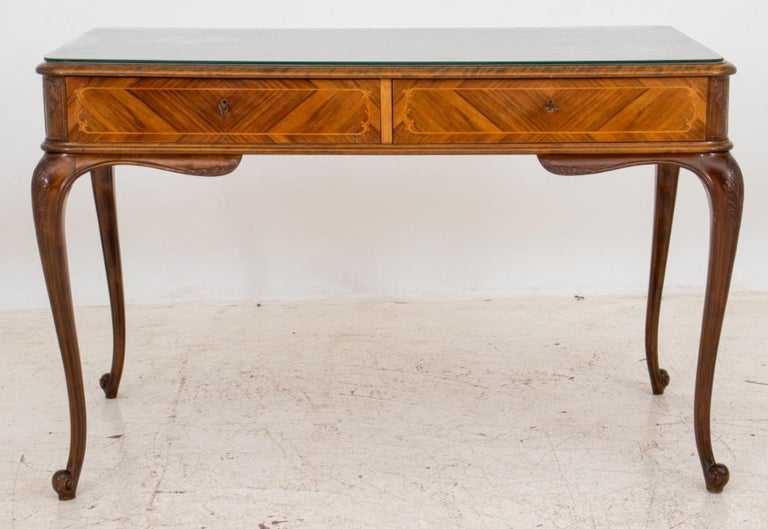 Italian Rococo Style Bureau Plat or Desk at 1stDibs