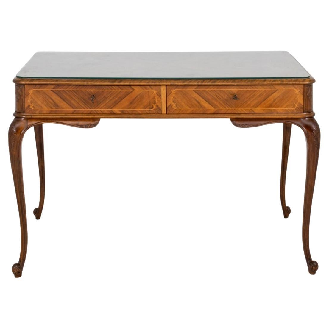 Italian Rococo Style Bureau Plat or Desk at 1stDibs