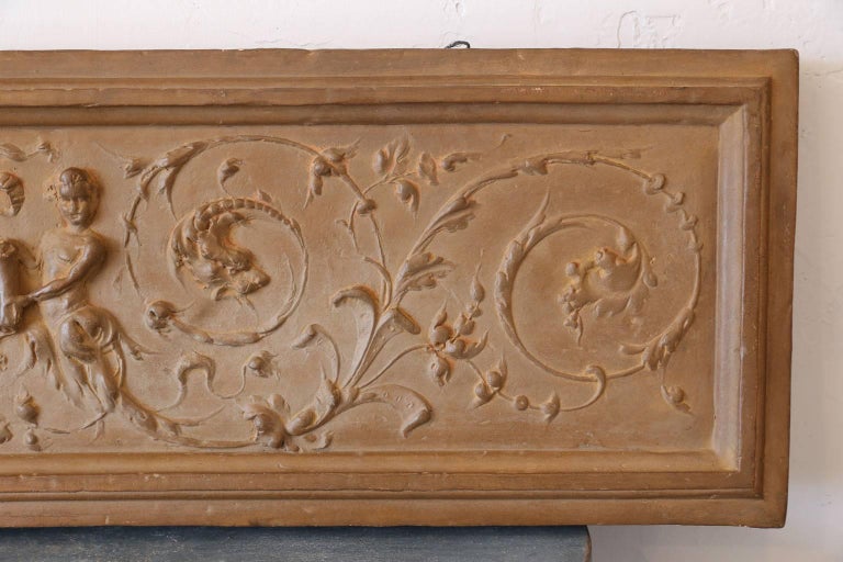 Italian Rococo Terracotta Frieze For Sale at 1stdibs