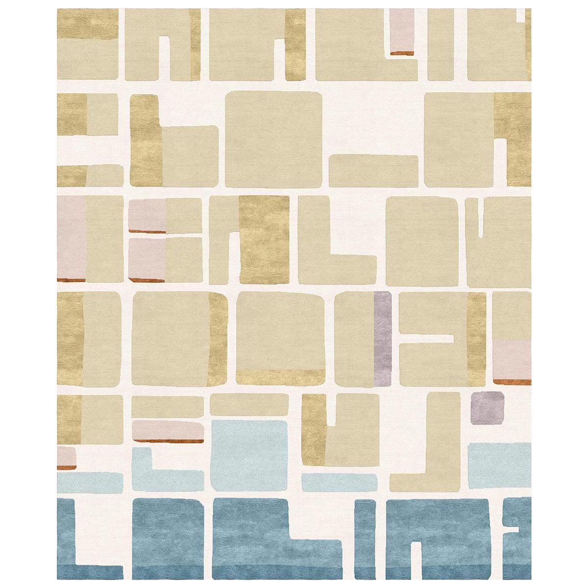 Italian Rug Patterned Multicolor Sustainable Modern - Jeanneret Coupe ...