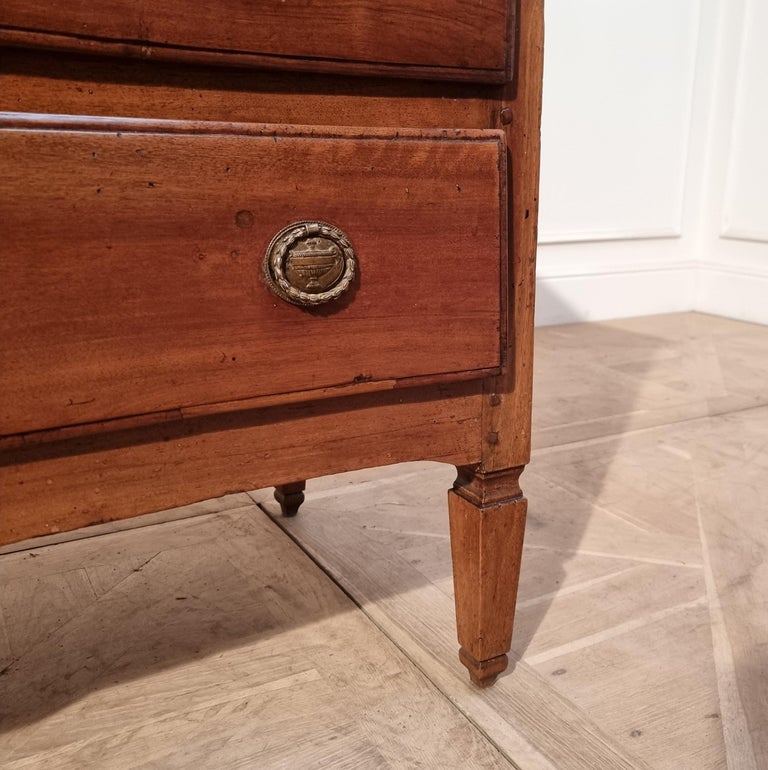 Italian Serpentine Front Commode For Sale at 1stDibs