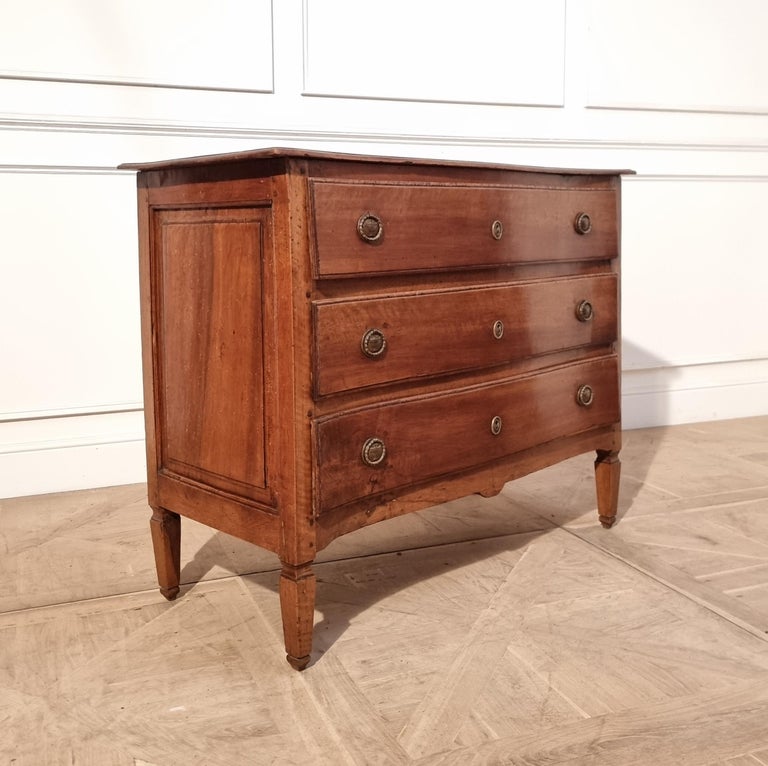 Italian Serpentine Front Commode For Sale at 1stDibs