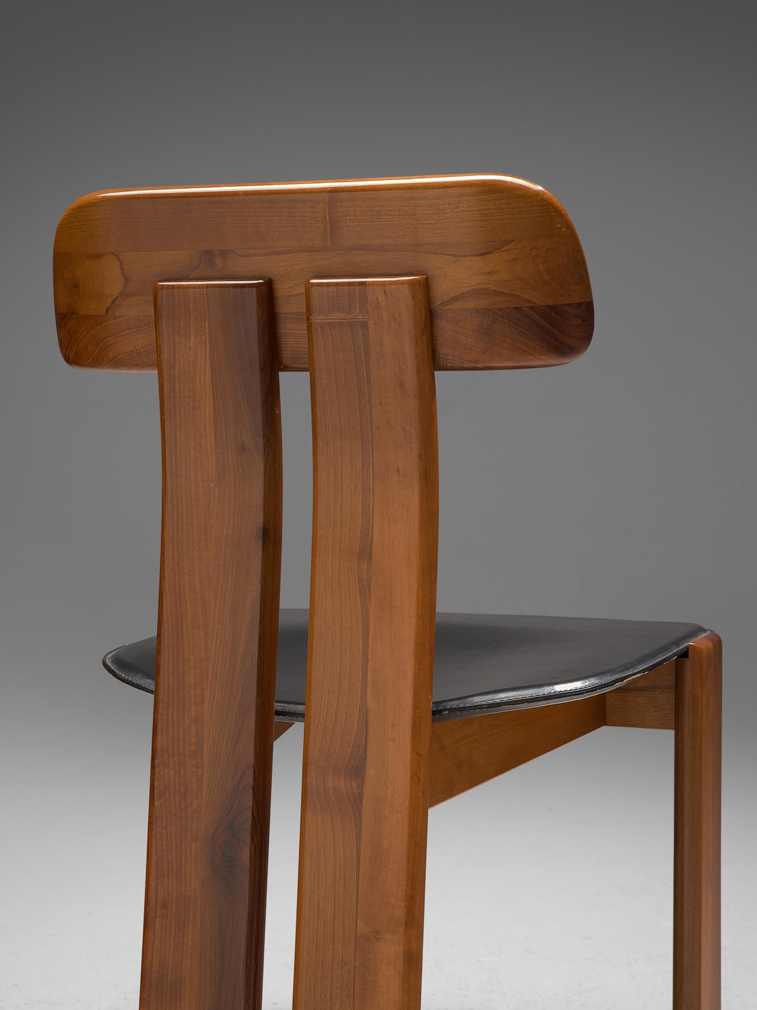 Italian Set of Eight Dining Chairs by Sapporo in Mixed Colored Seats at ...