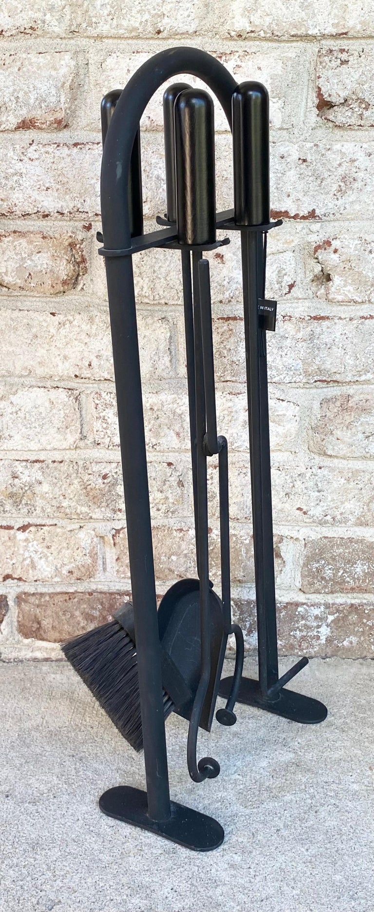 Italian Set of Modern Fireplace Tools For Sale at 1stDibs