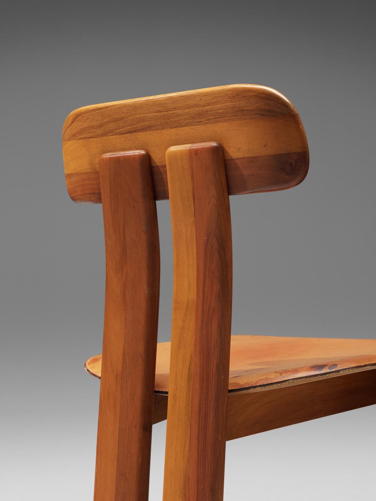 Italian Set of Ten Dining Chairs by Sapporo, 1970s For Sale at 1stDibs