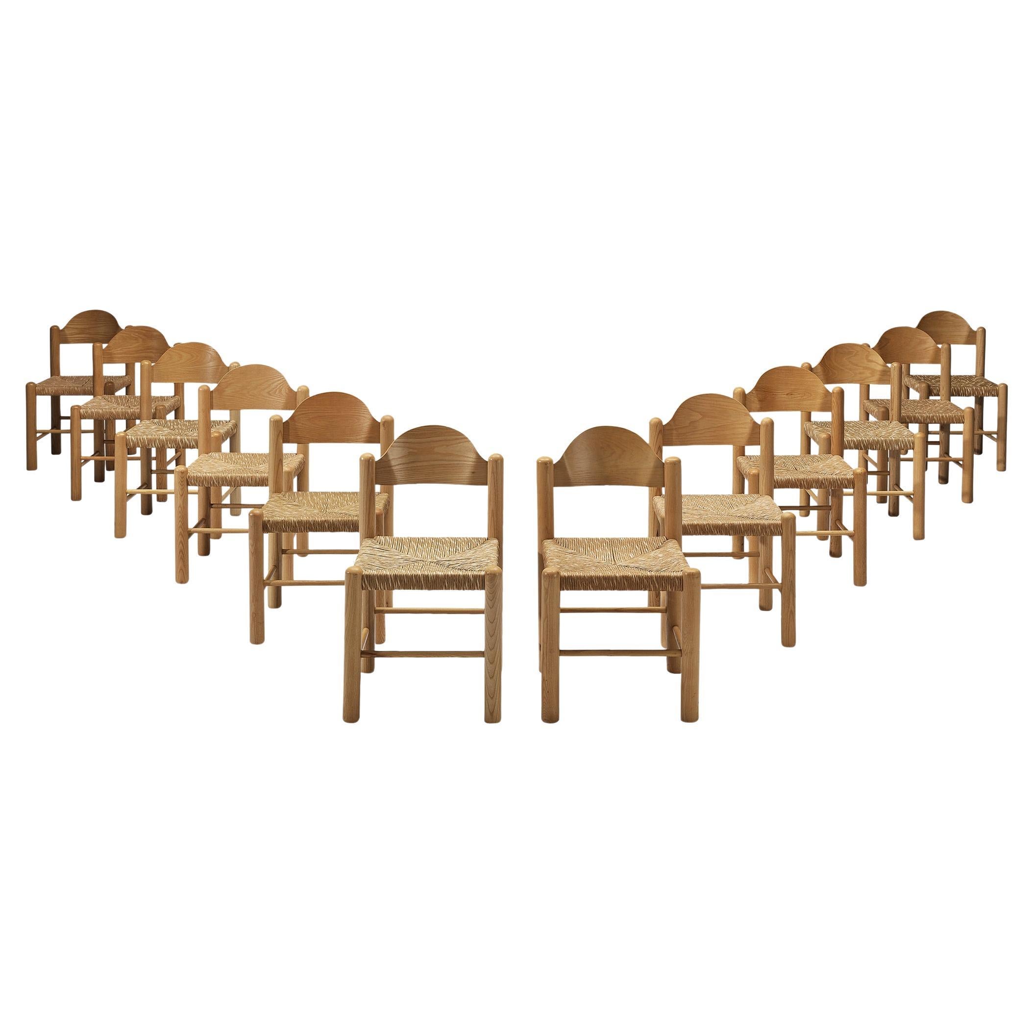 Vienna Straw Dining Chairs Set Of 6 For Sale at 1stDibs
