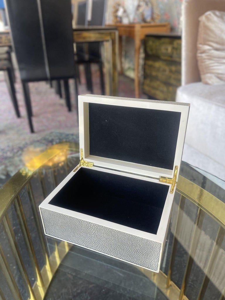 Italian Shagreen Box For Sale at 1stDibs