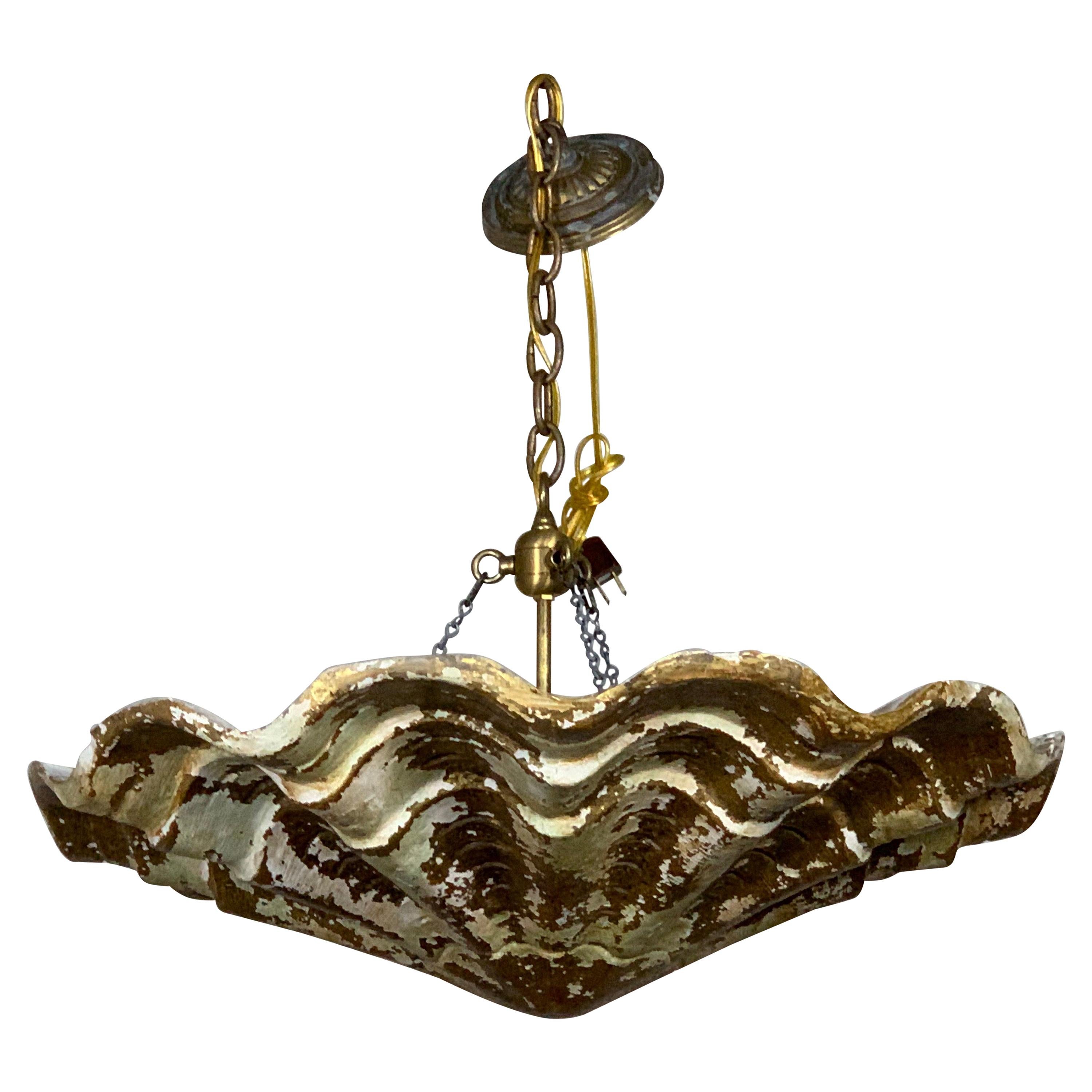 Shell Light Fixture at 1stdibs