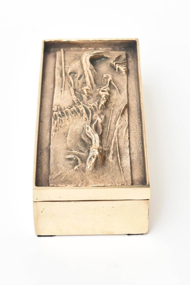 Arnoldo Pomodoro Bronze Sculptural Italian Two Part Box Vintage For ...