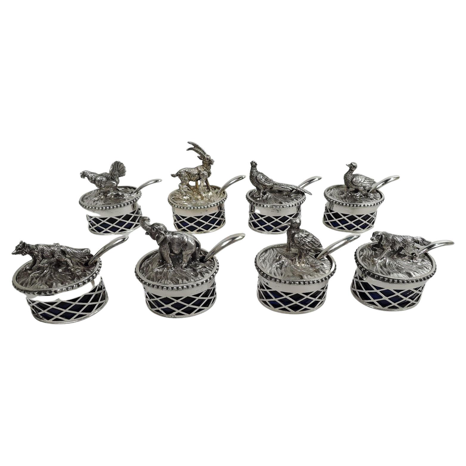 Set of 12 Tiffany and Co. Sterling Silver Scallop Shell Place Card ...
