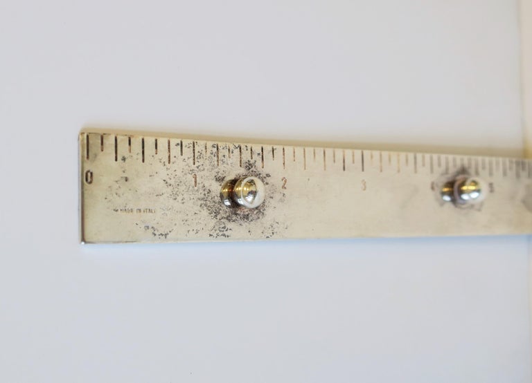 Italian Silver Desk Ruler at 1stDibs