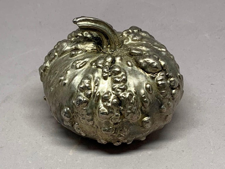 Italian Silvered Gourd For Sale at 1stDibs