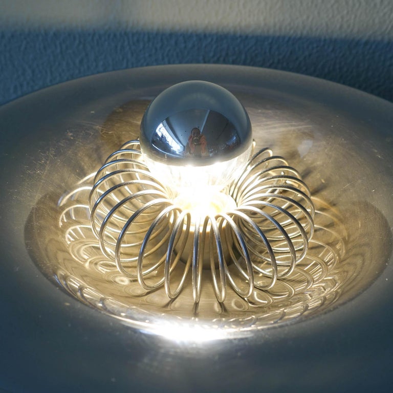 Italian Space Age Wall Sconce, 1970's For Sale at 1stDibs