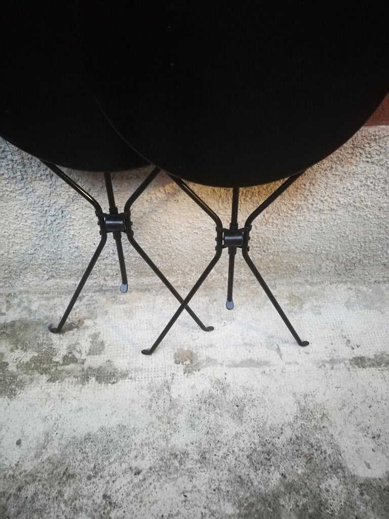 Italian Steel Folding Table Cumano by Achille Castiglioni for Zanotta ...