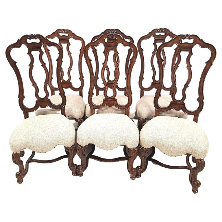 Italian Style Dining Chairs by Universal Furniture, Set of 8 For Sale ...