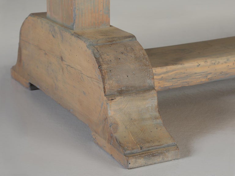 Italian Style Reclaimed White Oak Trestle Dining Table Available Any ...