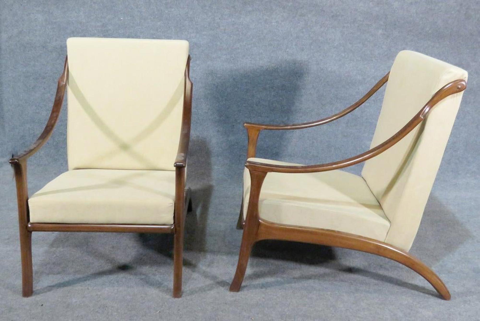 Italian Style Wood Frame Chairs at 1stDibs | italian style chairs