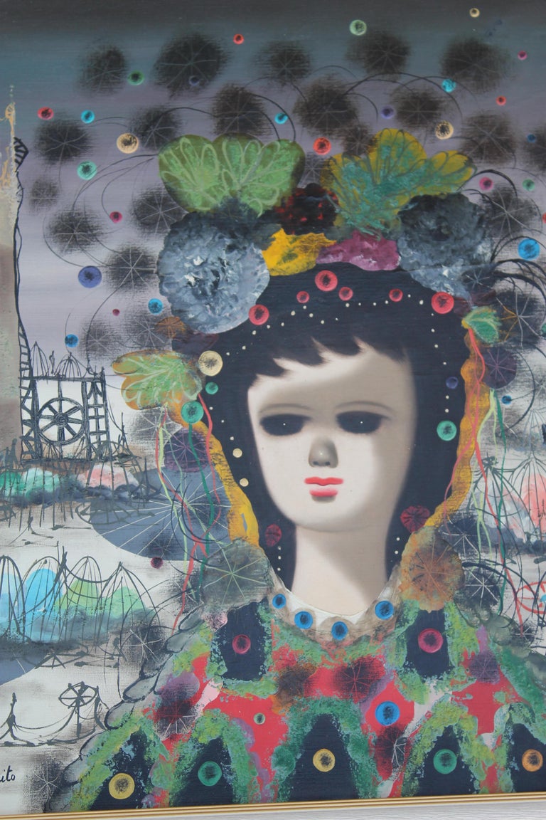 Italian Surrealist Portraits Venice Carnival at 1stDibs