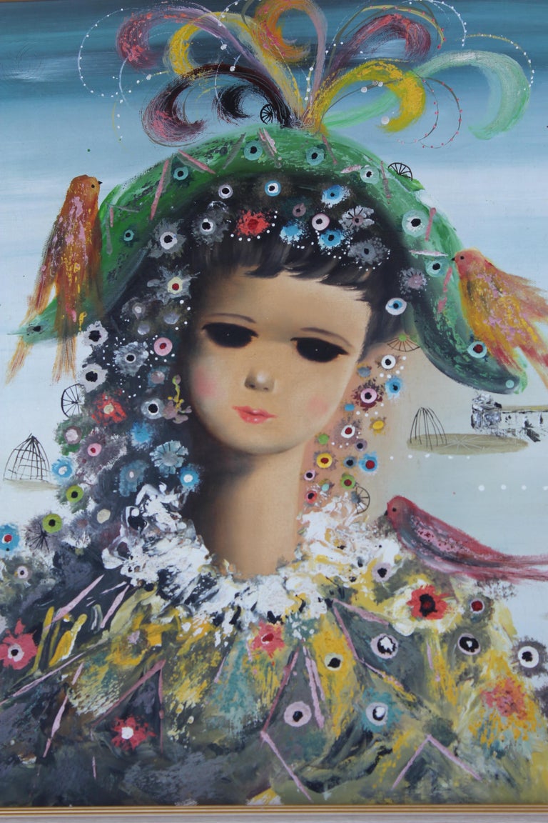 Italian Surrealist Portraits Venice Carnival at 1stDibs