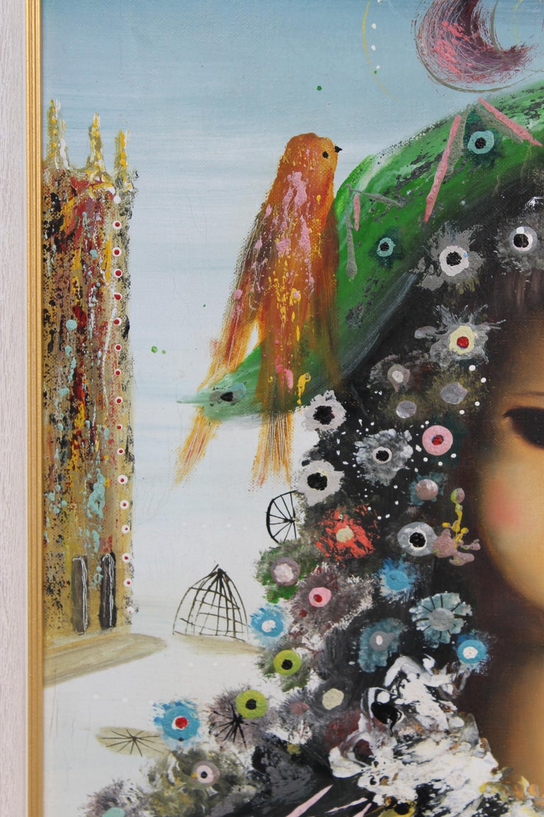 Italian Surrealist Portraits Venice Carnival at 1stDibs