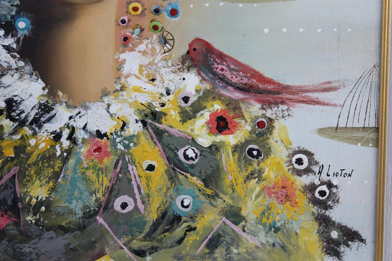 Italian Surrealist Portraits Venice Carnival at 1stDibs