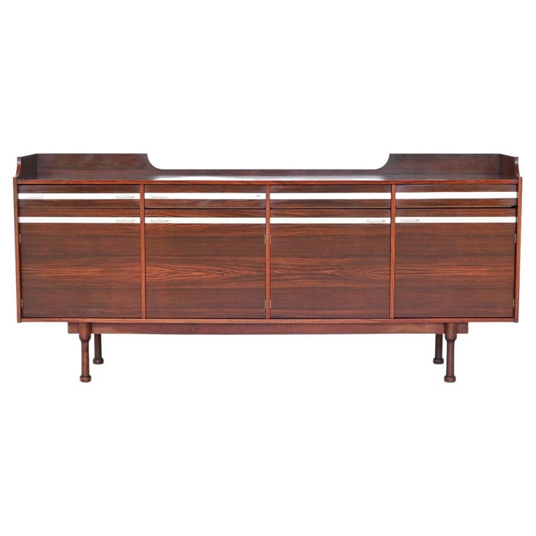 Italian Symmetric Sideboard in Rosewood, Italy, 1960 For Sale at 1stDibs
