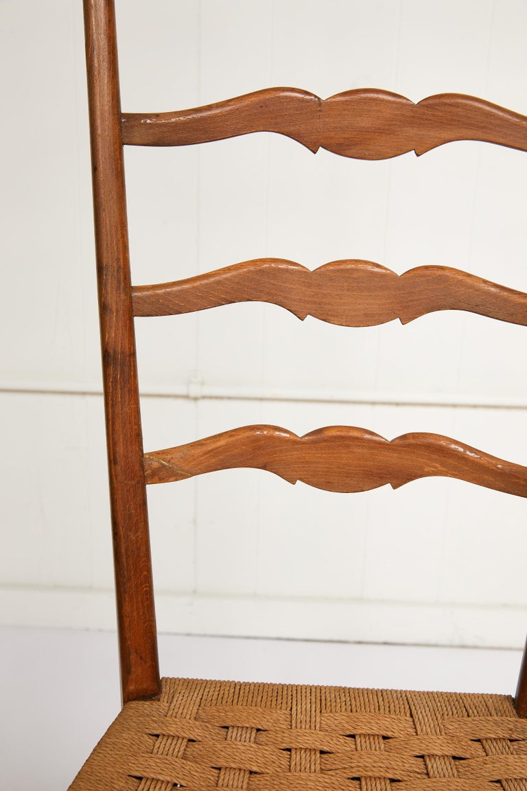 Italian Tall Ladderback Chiavari Chair at 1stDibs
